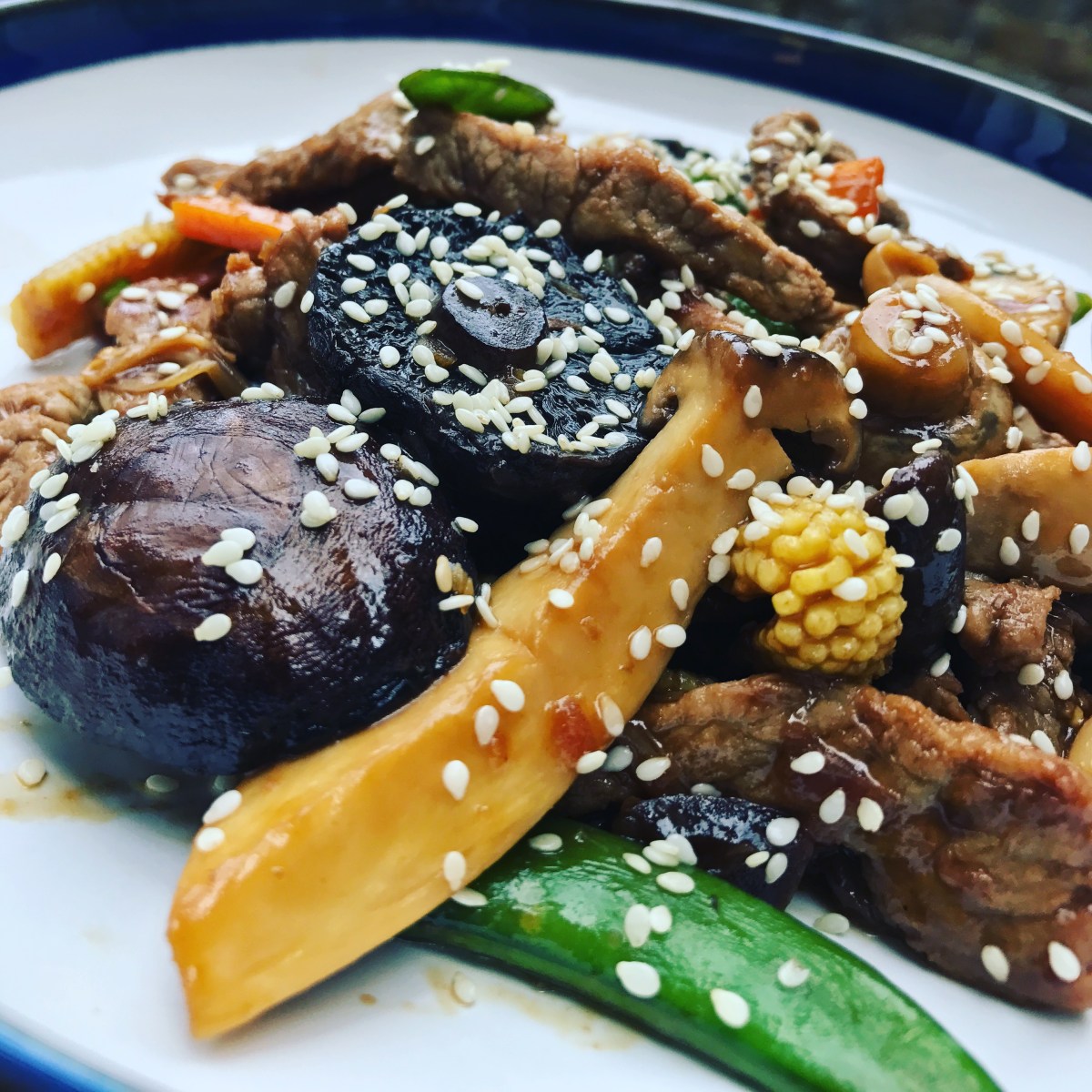 Beef & Five Mushroom Stir Fry – Bare Eats Kitchen